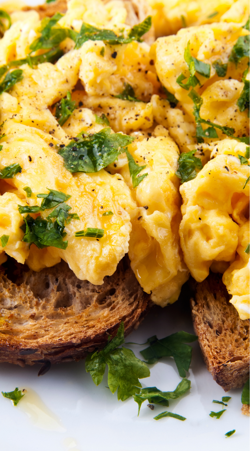 Scrambled Eggs with Toast: A Simple Breakfast That Feels Fancy - Cook ...